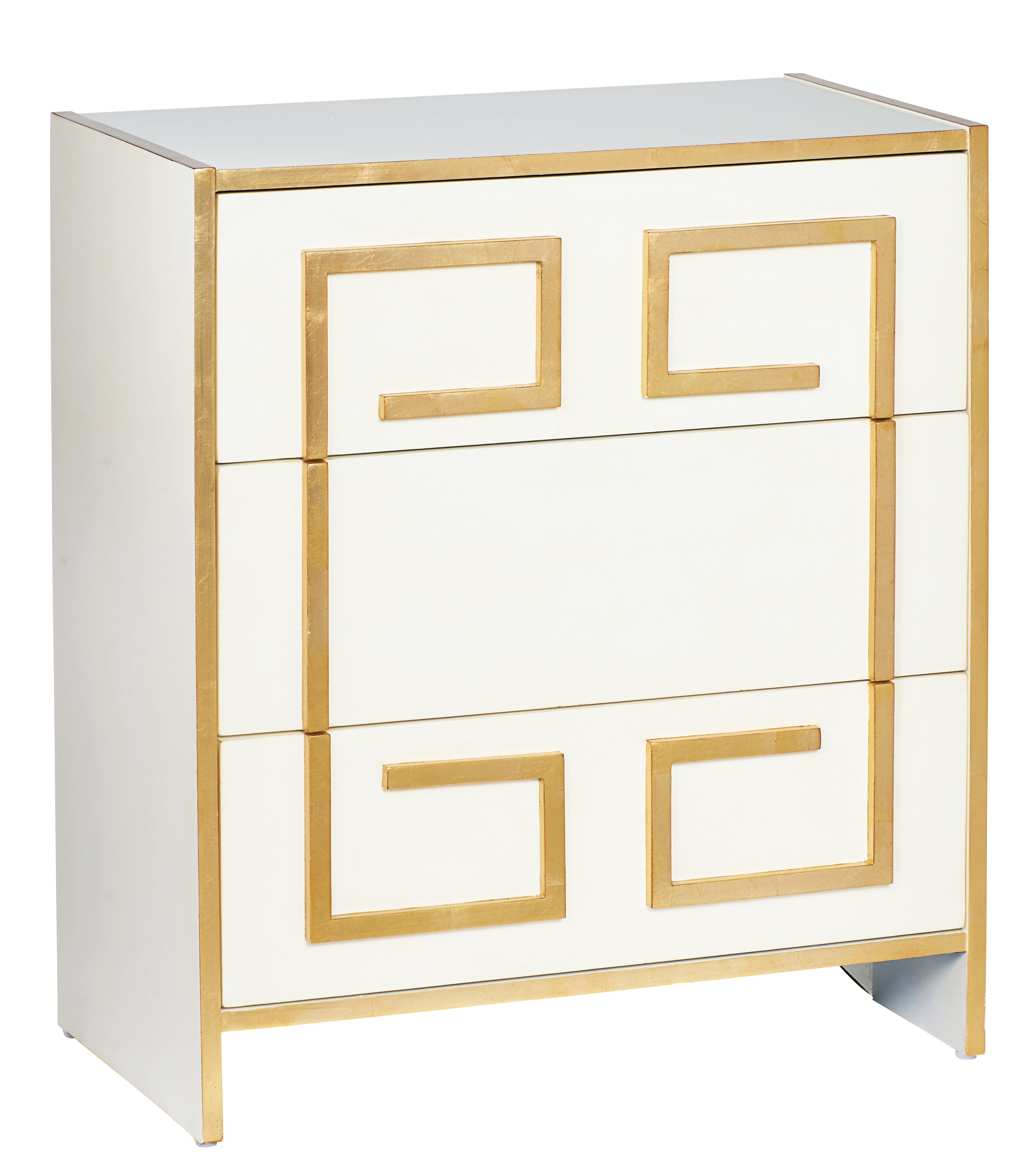 BradburnHome Greek 33'' Tall 3 - Drawer Accent Chest | Wayfair