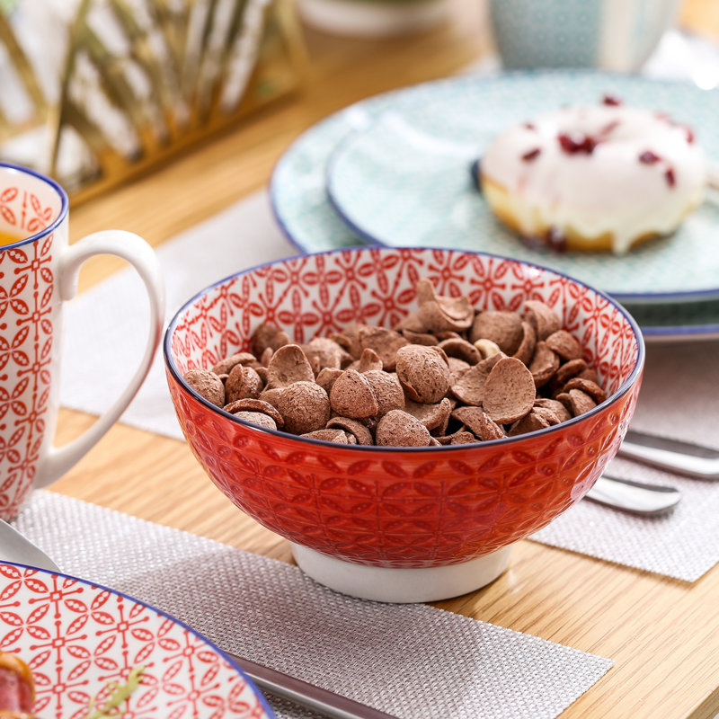 Latitude Run® Jabary Porcelain China Dinnerware Set - Service for 8 ...