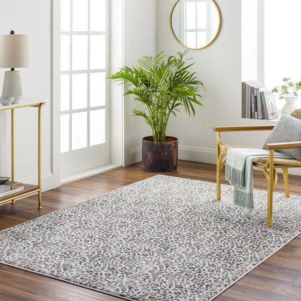 Everly Quinn Louviers Animal Print Machine Made Power Loomed ...