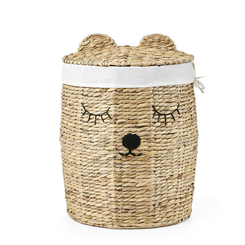 Baum Set Of Four Round Bear Hamper Set | Wayfair