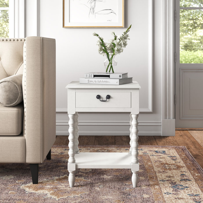 Dakota Fields 26'' Tall End Table with Storage & Reviews | Wayfair