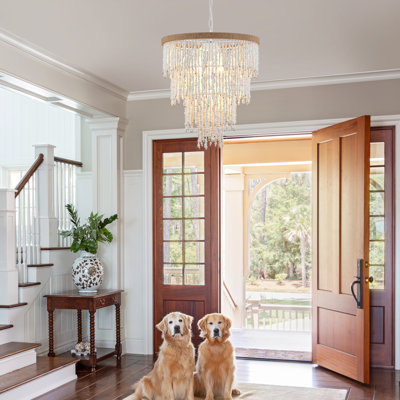 Dakota Fields Carragh 4 - Light Dimmable Tiered Chandelier | Wayfair