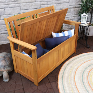 Rosecliff Heights Heinz Wood Outdoor Bench & Reviews | Wayfair