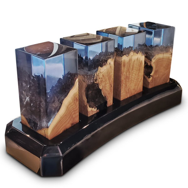 Arditi Collection Deep Ocean Cubes with Base | Perigold