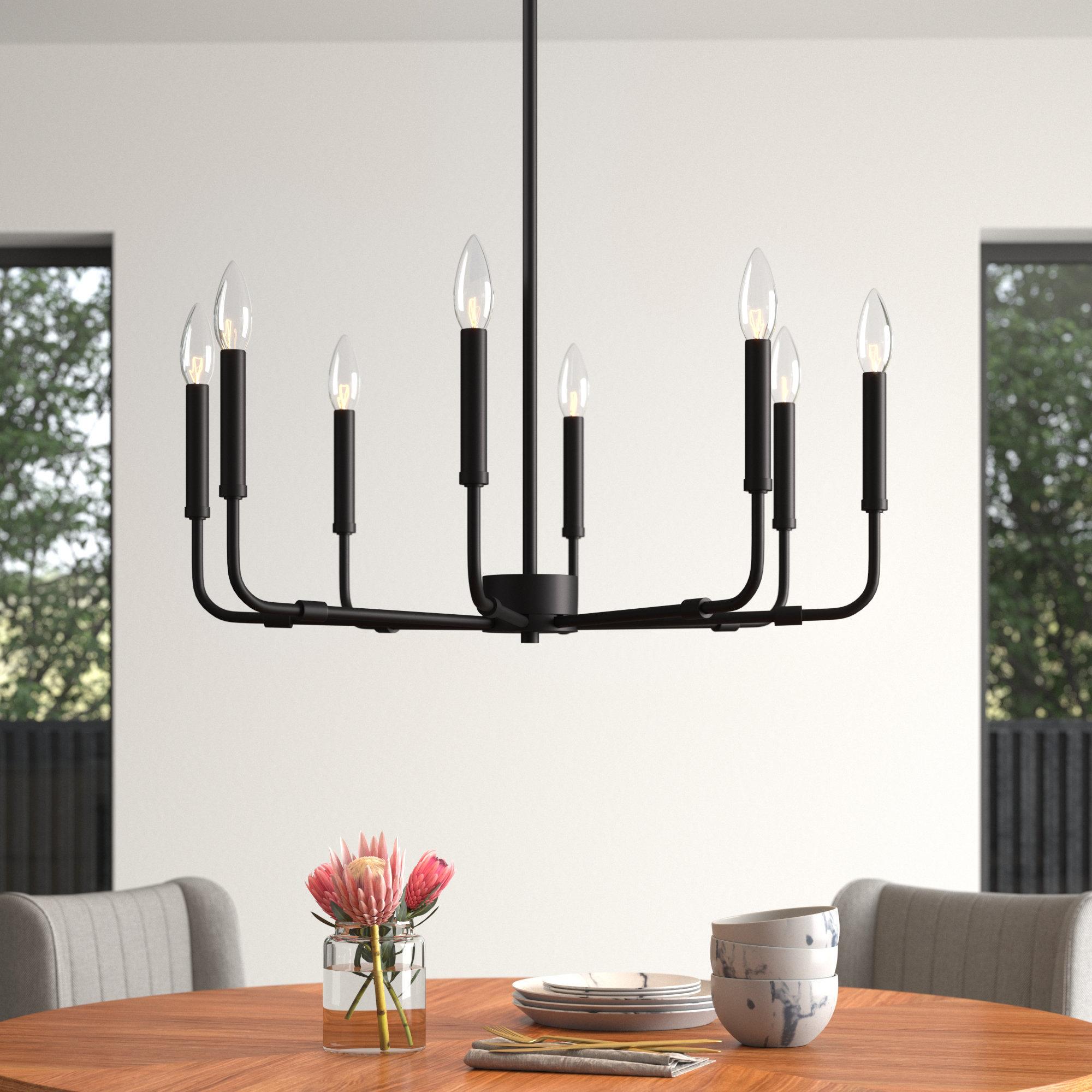 Mercury Row® Brigit 8 - Light Dimmable Classic / Traditional Chandelier ...