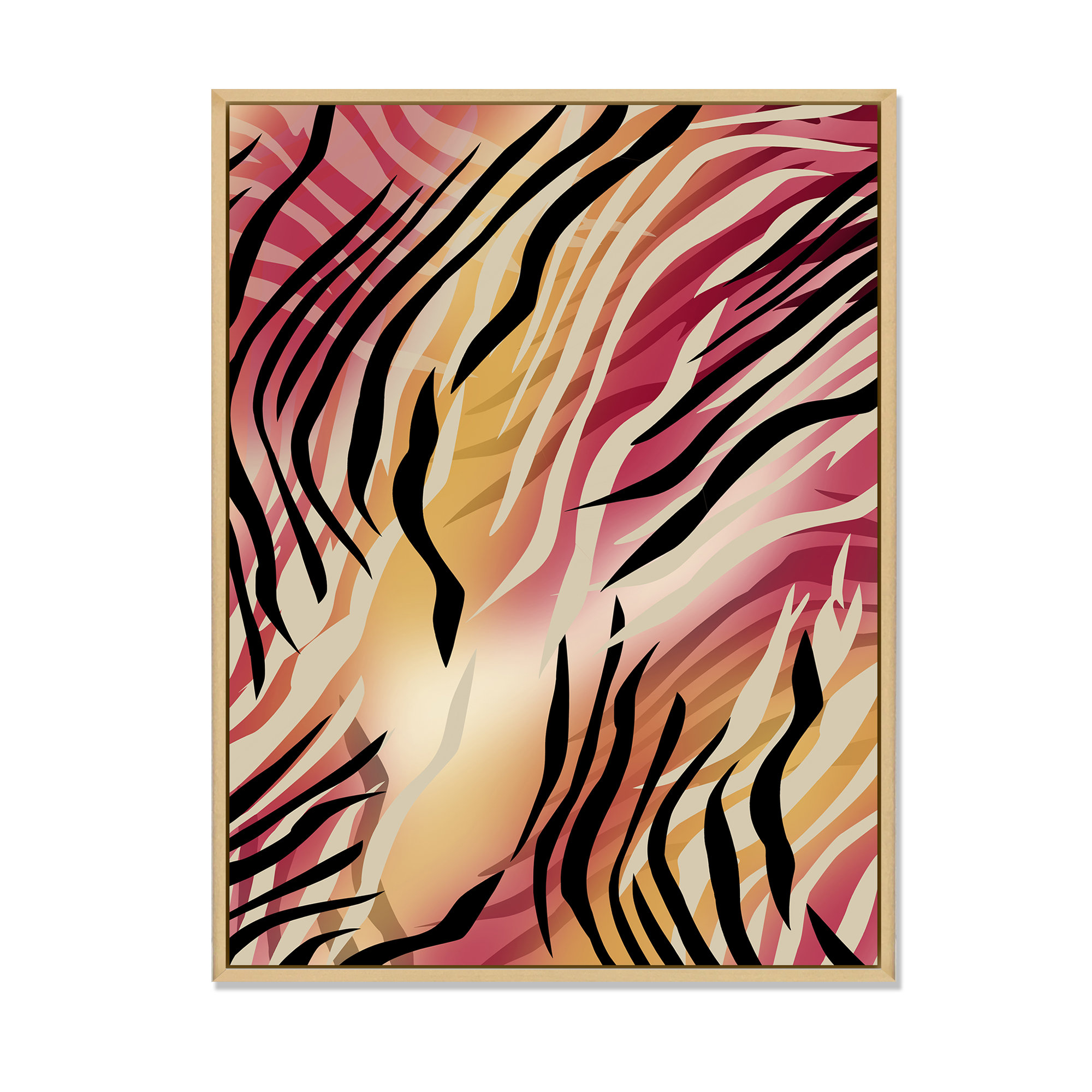 Wrought Studio Zebra Skin IV Zebra Skin IV - Graphic Art on Canvas ...