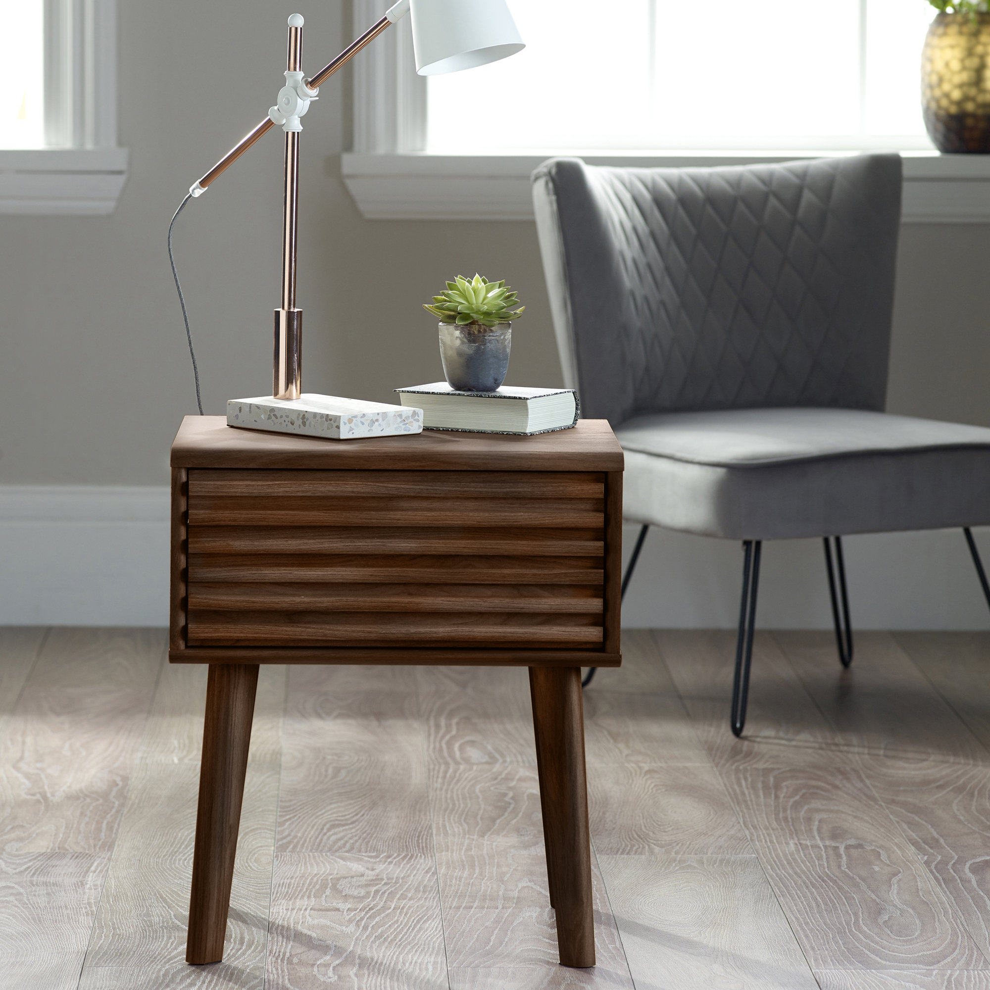 Hykkon Abrams Side Table with Storage & Reviews | Wayfair.co.uk