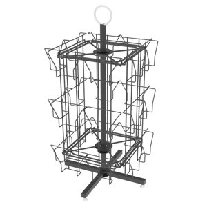 FixtureDisplays 24 Pocket 5X7 Greeting Card Rack Post Card Display Rack ...