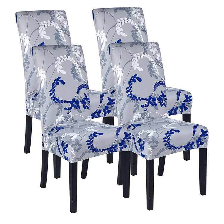 Winston Porter Removable Washable Box Cushion Dining Chair Slipcover ...