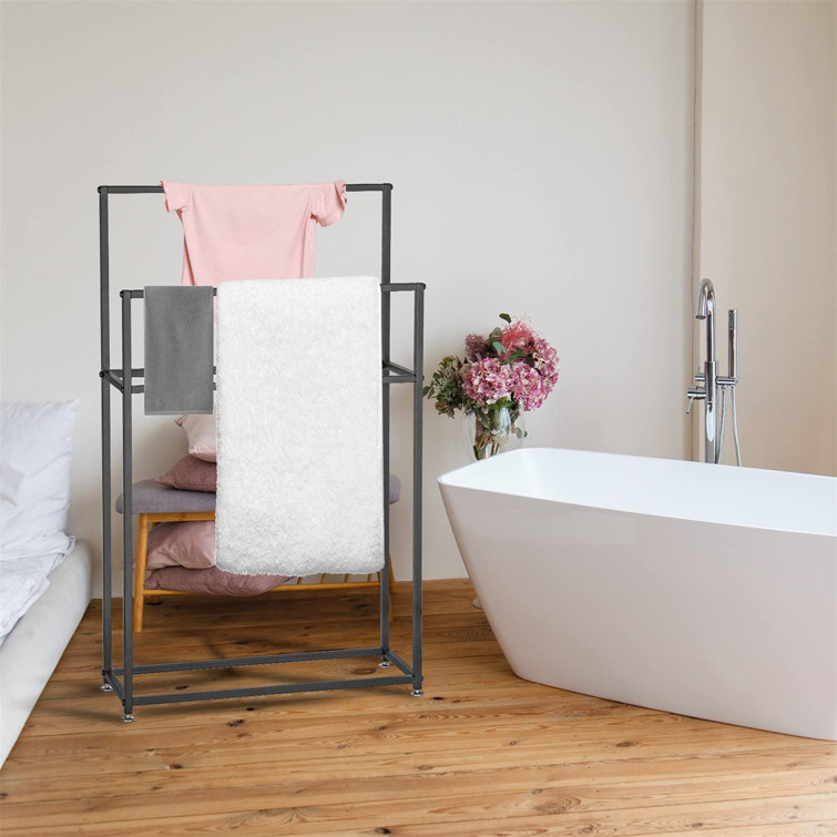 Rebrilliant Sessums Free Standing Towel Stand | Wayfair.co.uk