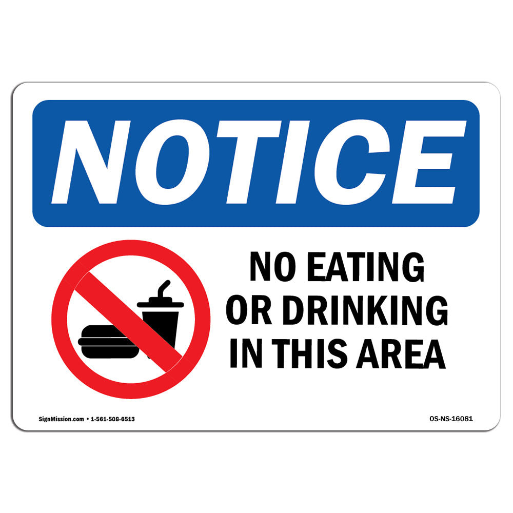 No Eating Sign