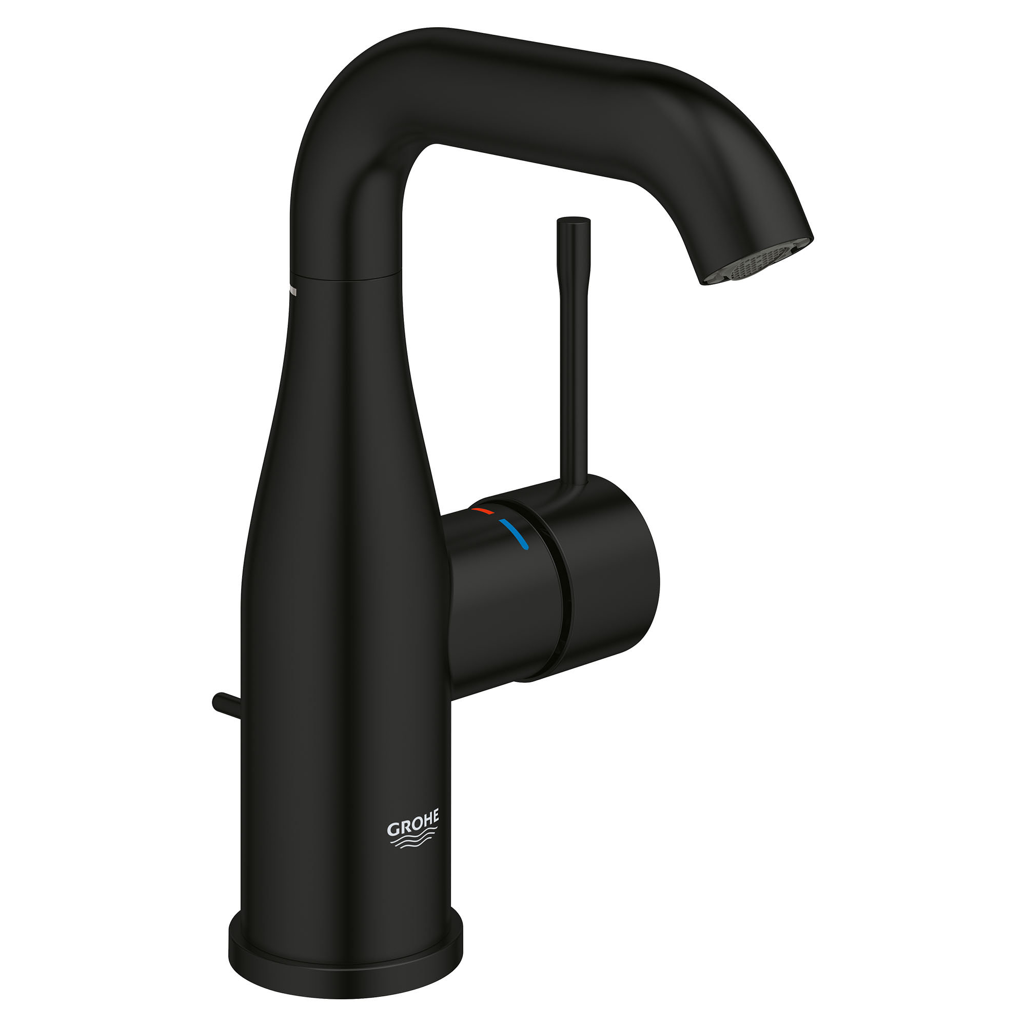 GROHE Essence Single Hole Bathroom Faucet with Single Handle, Size ...