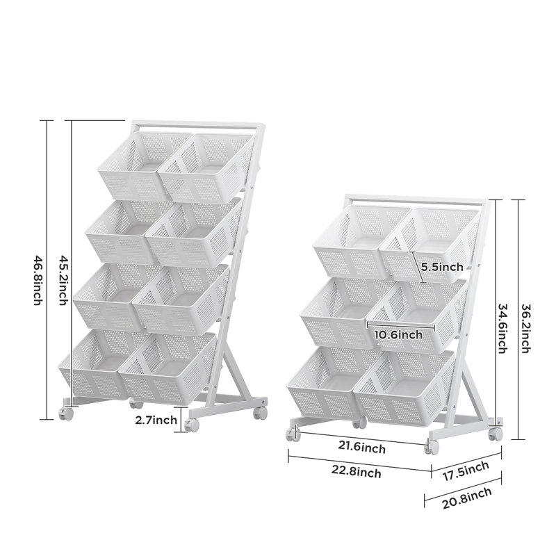POPLARBOX 4 Tier Utility Cart | Wayfair
