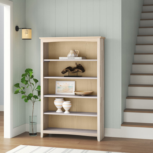 Sand & Stable Derren 38'' W Solid Wood Standard Bookcase | Wayfair