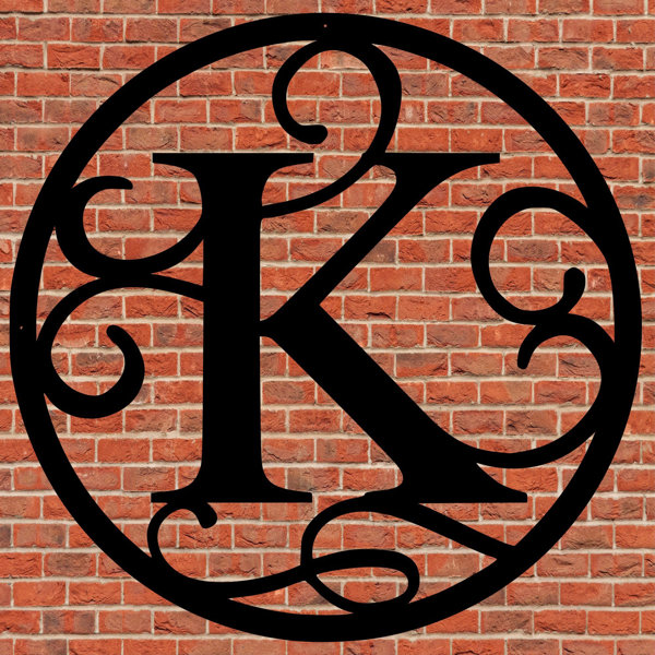 Winston Porter "Fancy Vine" Letter Monogram Wall Decor & Reviews | Wayfair