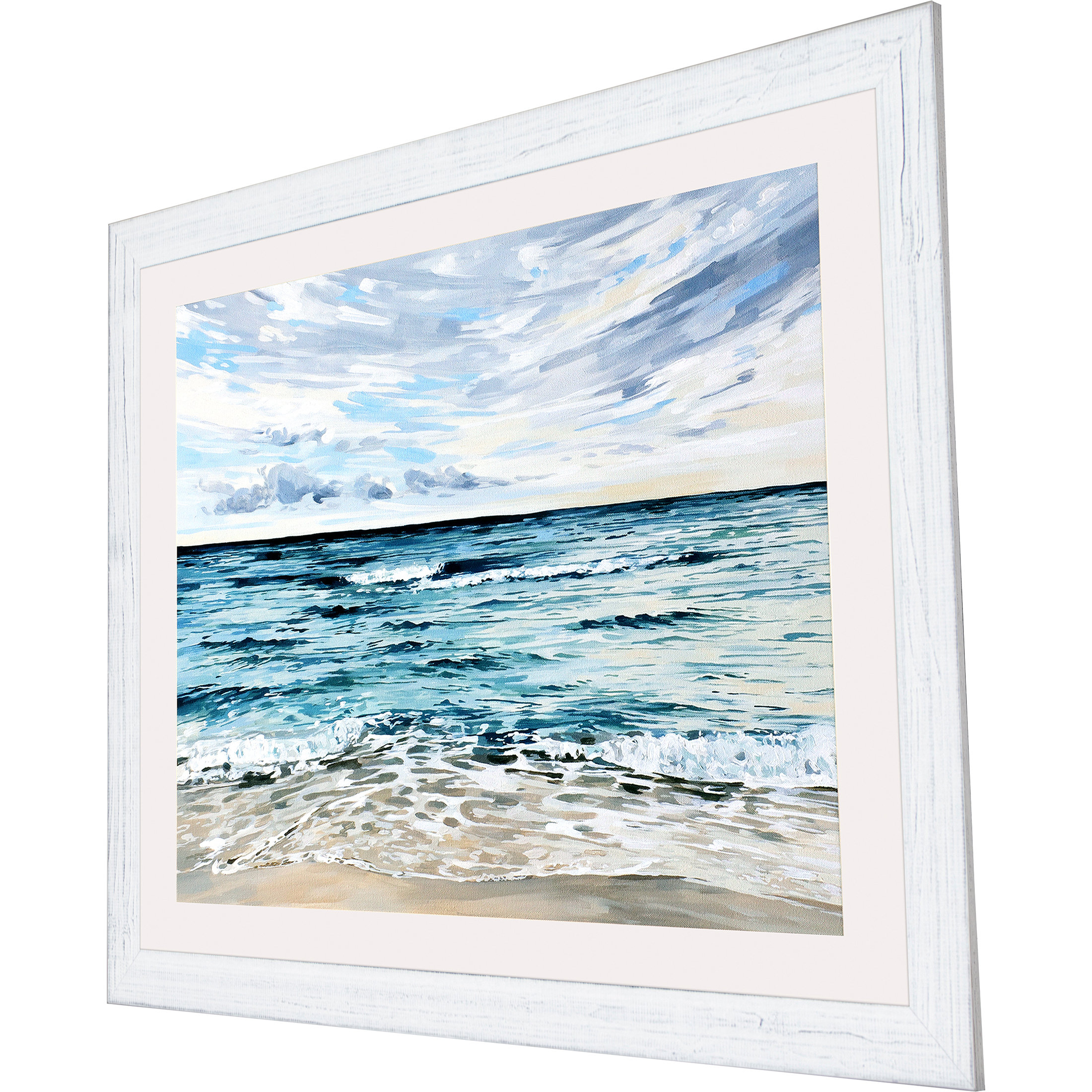 Paragon Whispy Clouds by - Picture Frame Painting | Wayfair