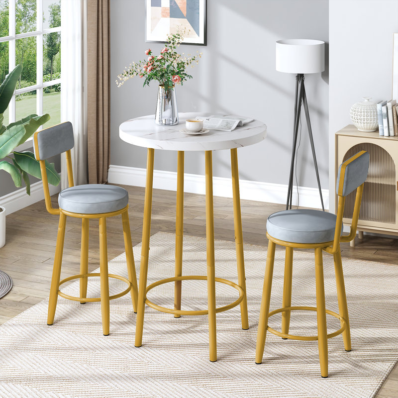 Mercer41 Jaymen 3 - Piece Dining Set & Reviews | Wayfair