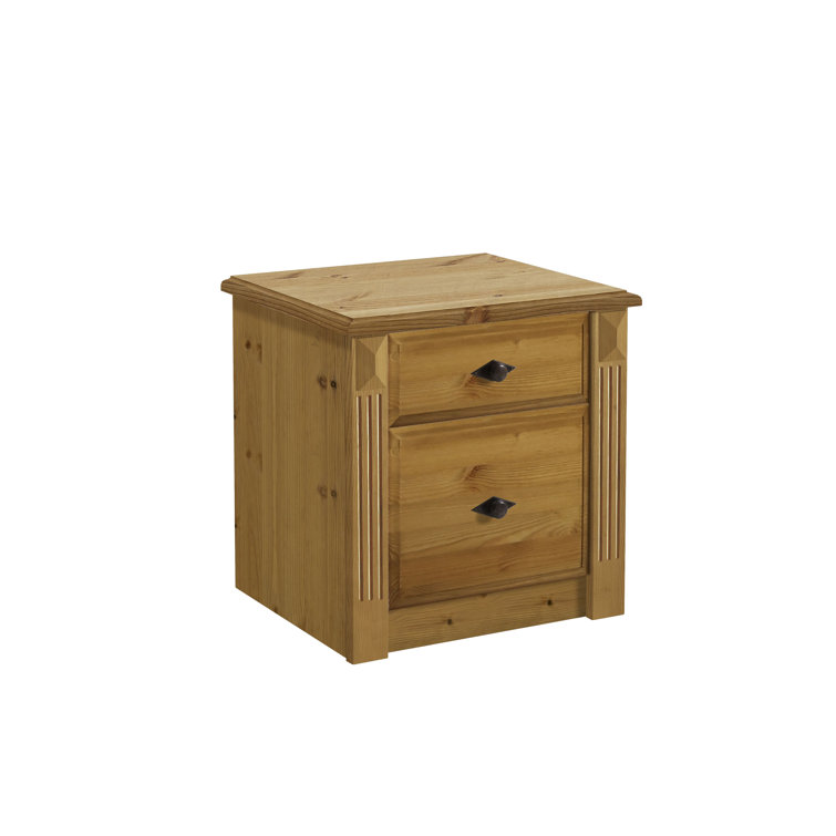 August Grove Eva Wood Bedside Table & Reviews | Wayfair.co.uk