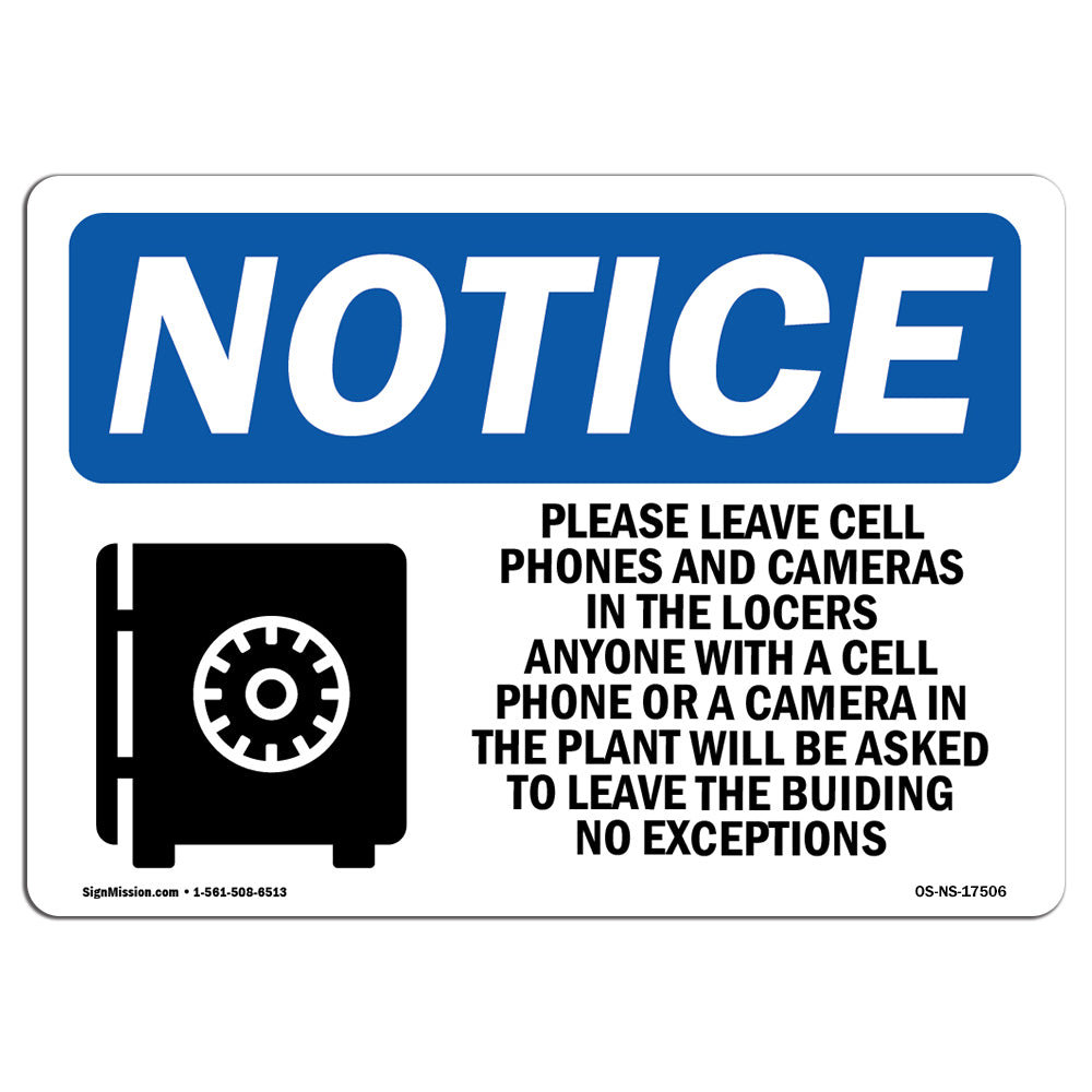 SignMission Please Leave Cell Phones And Sign | Wayfair