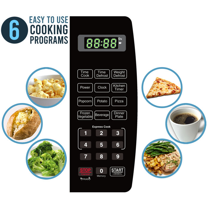 Farberware Professional Microwave Oven, 1.3 Cu. Ft., 1000-Watt, with ...