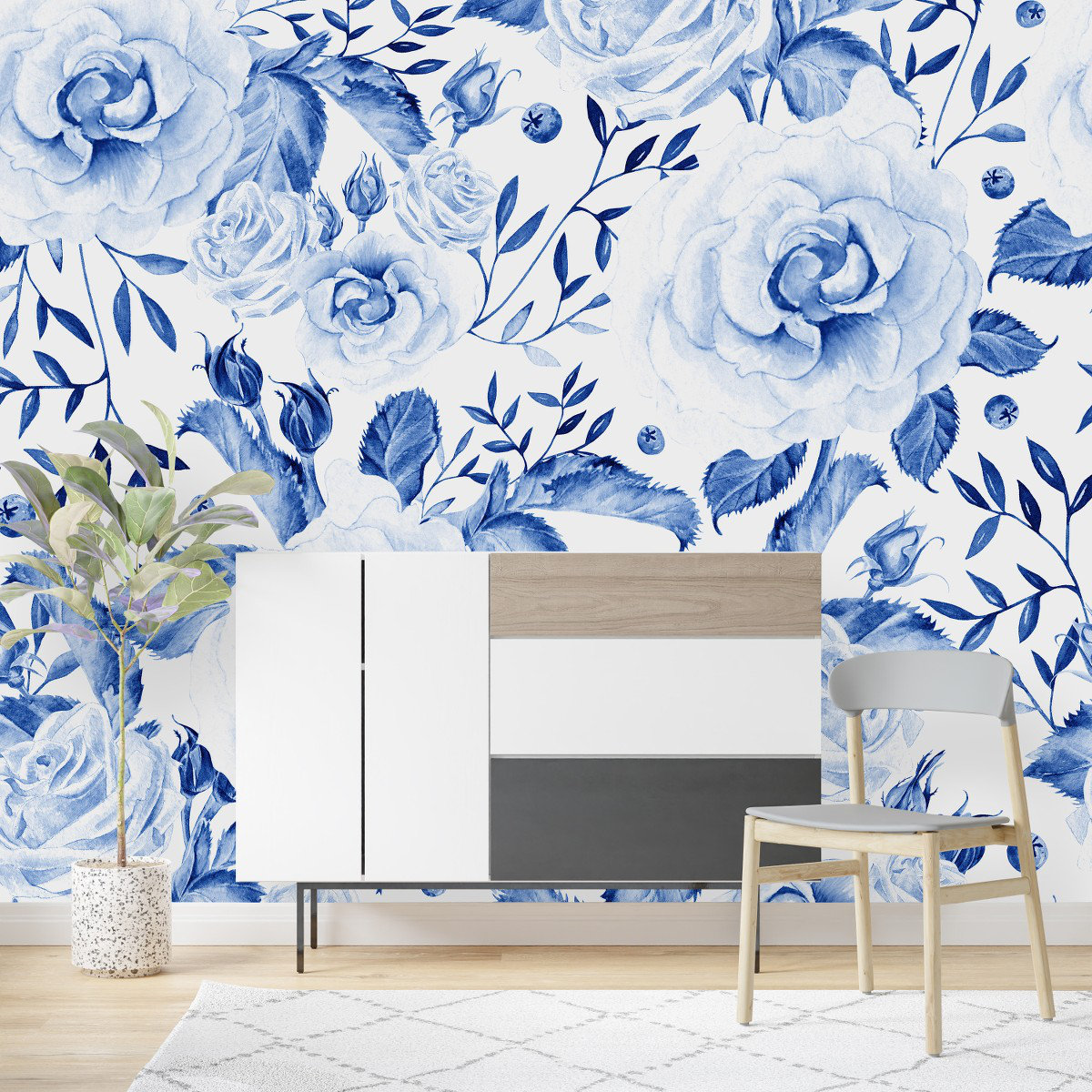 Red Barrel Studio® Peel & Stick Floral Wallpaper | Wayfair