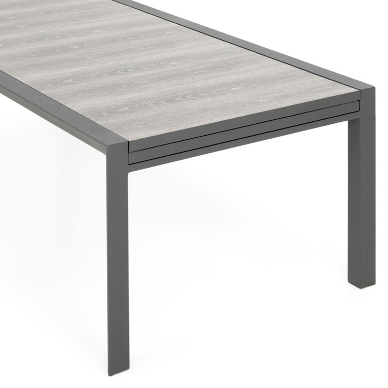 Ebern Designs Hidde Extendable Aluminium Dining Table | Wayfair.co.uk