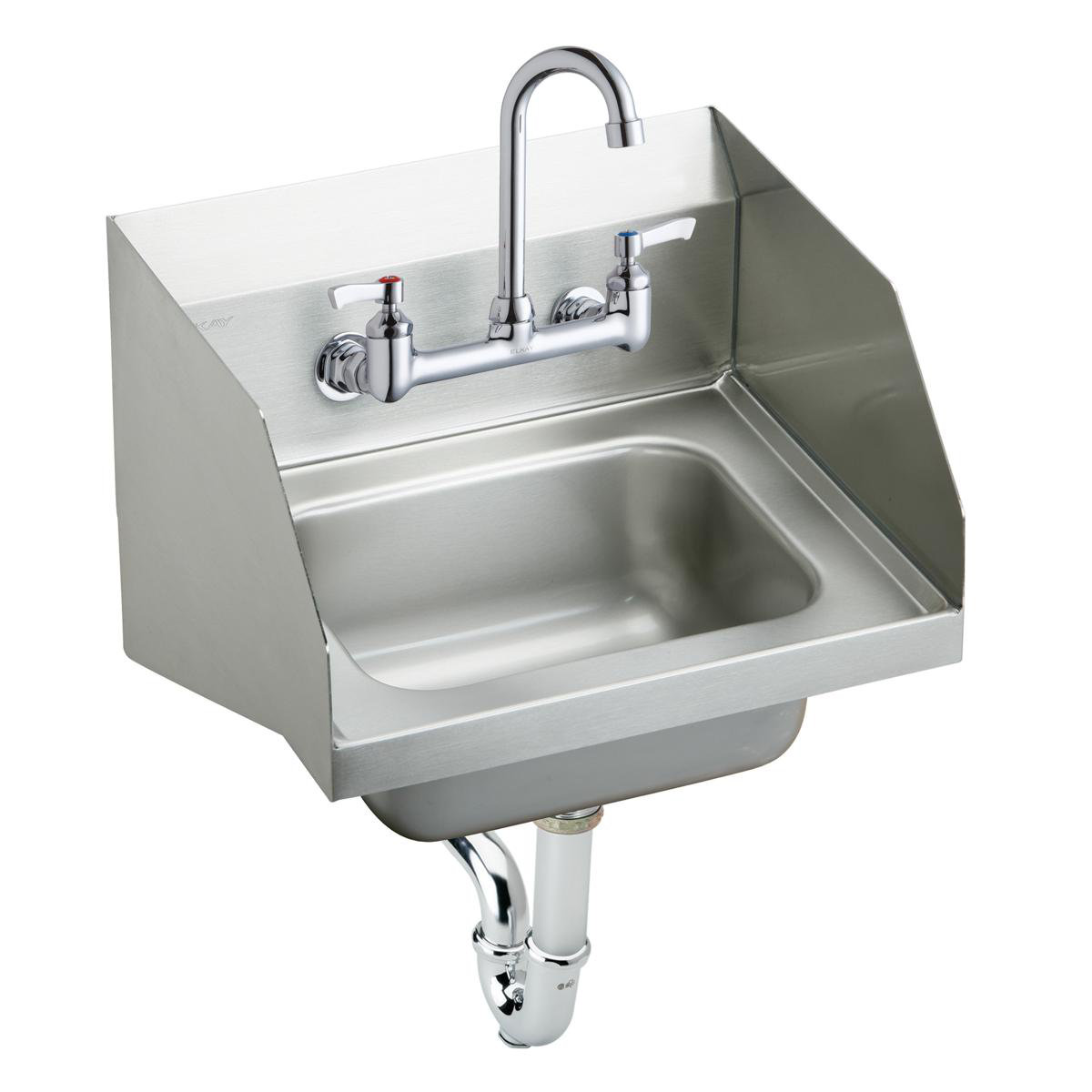 Elkay 15.5" L x 16.75" W Wall Mount Service Sink with Faucet | Wayfair
