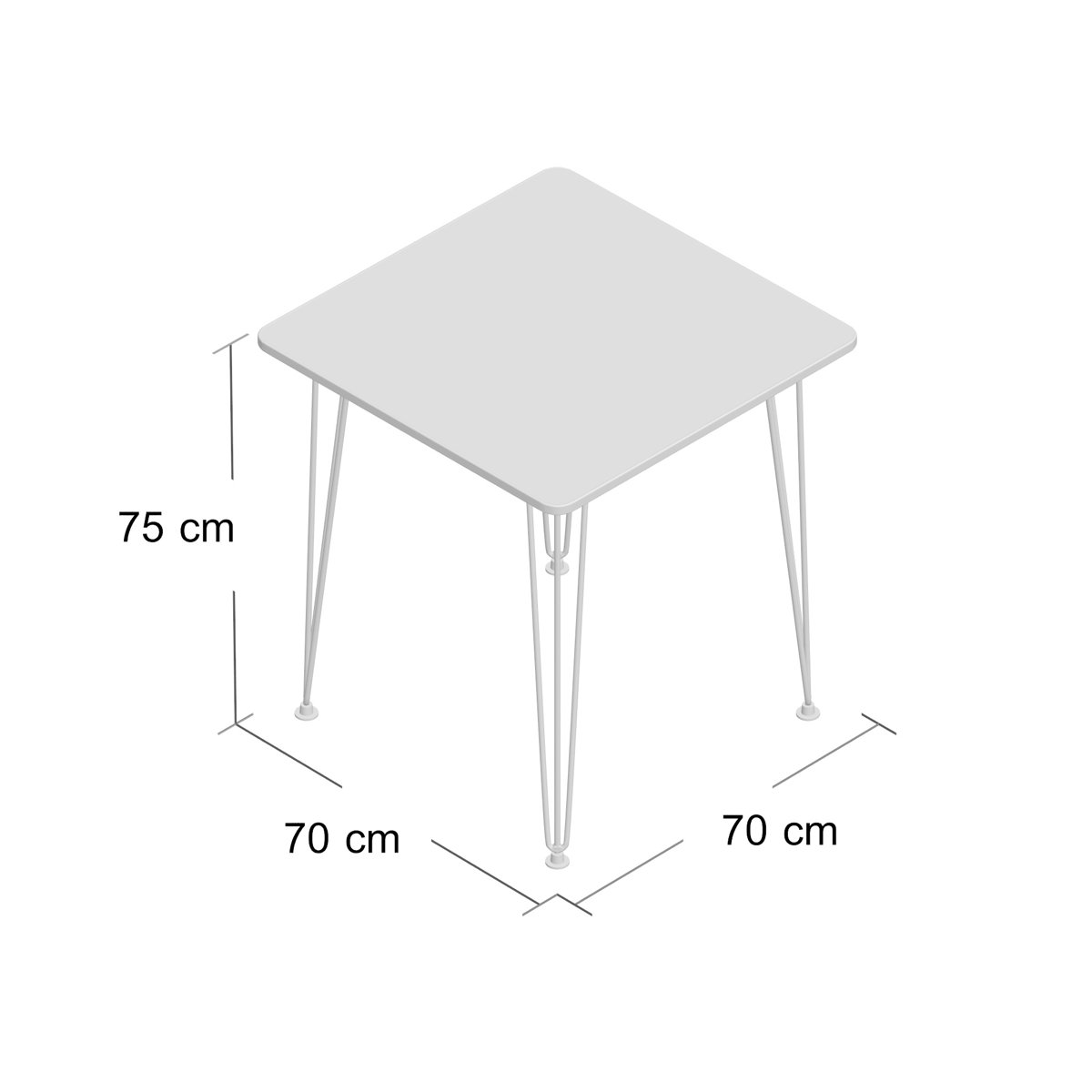 17 Stories Bradt 70Cm Dining Table & Reviews | Wayfair.co.uk