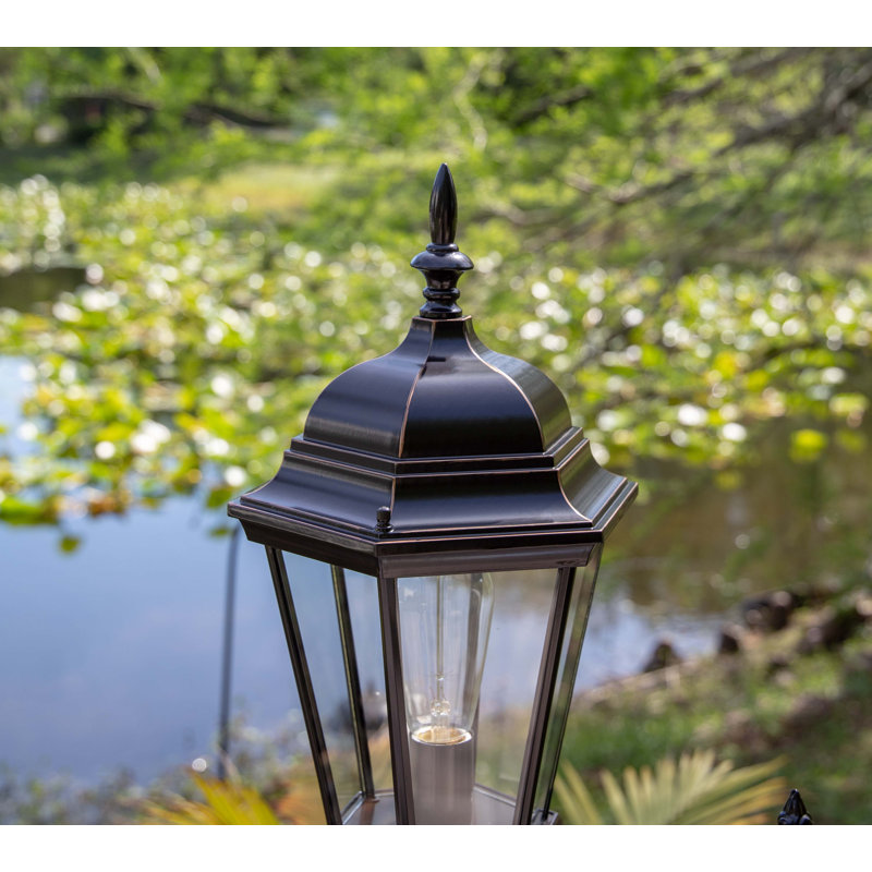 Alcott Hill® Balfour Falls Transparent Lamp Post (Full) & Reviews | Wayfair