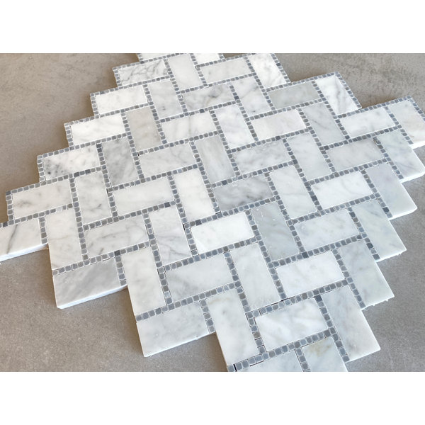 ES Stone Straight Edge Natural Stone Marble Mosaic Sheet Wall Floor Use ...