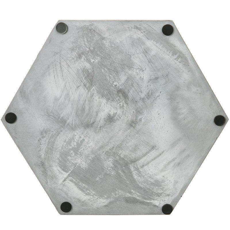 Latitude Run® Concrete Hexagonal Display Bathroom Accessory Tray ...