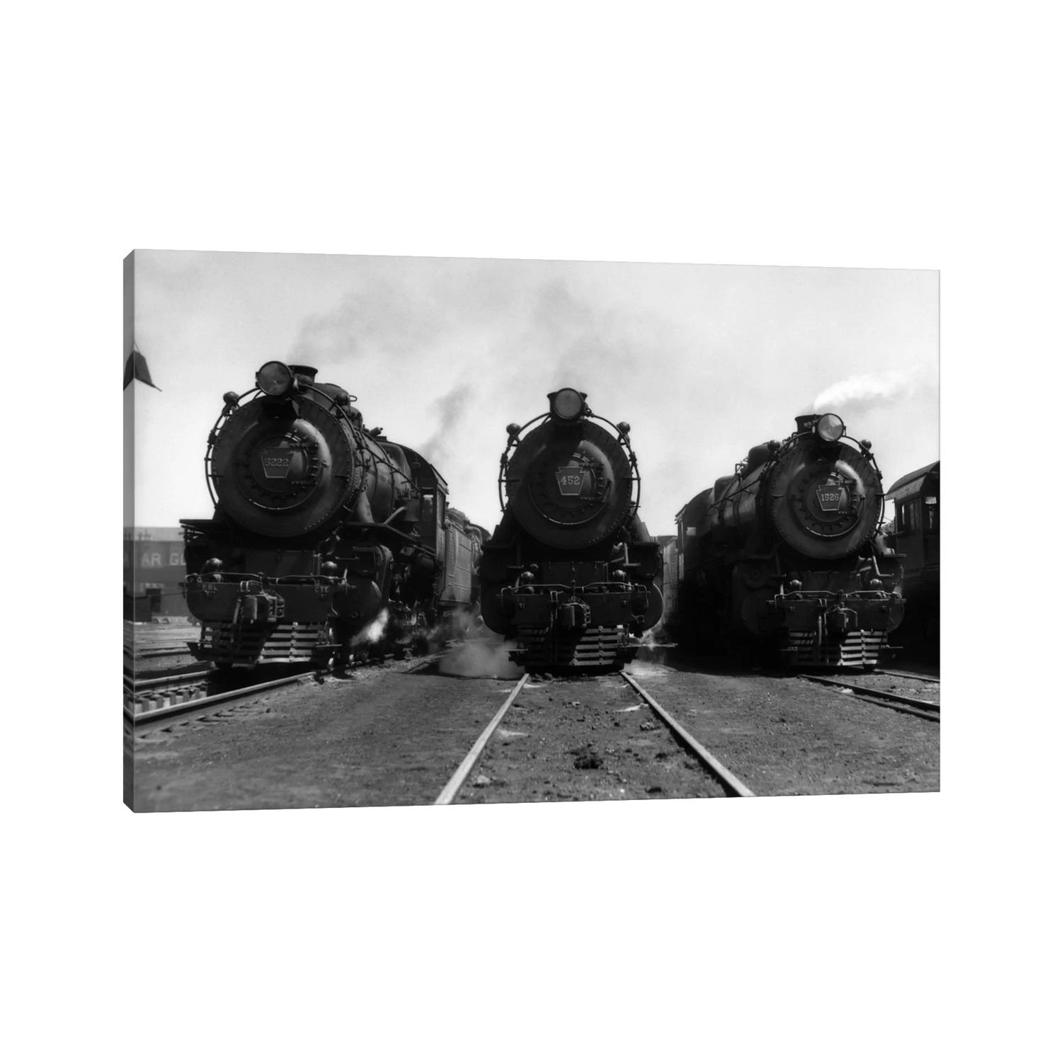 Borough Wharf 1930S Head-On Shot Of Three Steam Engine Train ...