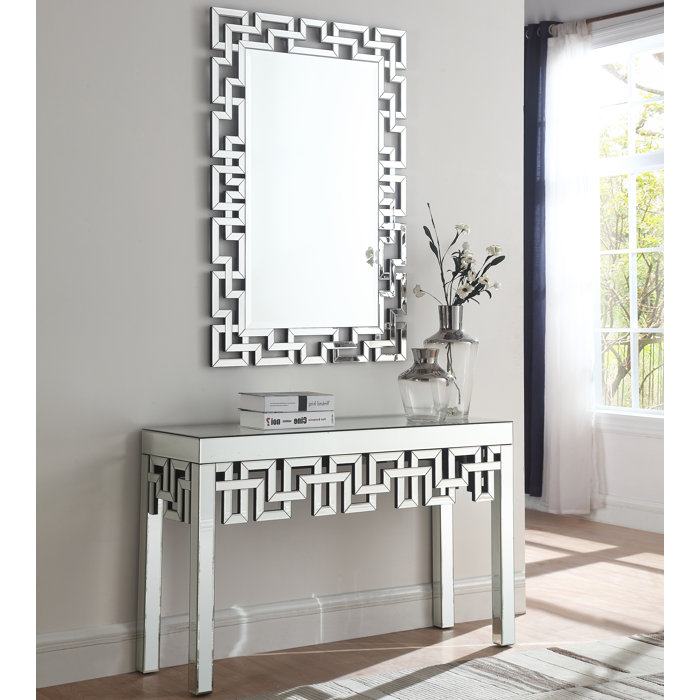 Everly Quinn Luong Rectangle Glass Wall Mirror & Reviews | Wayfair