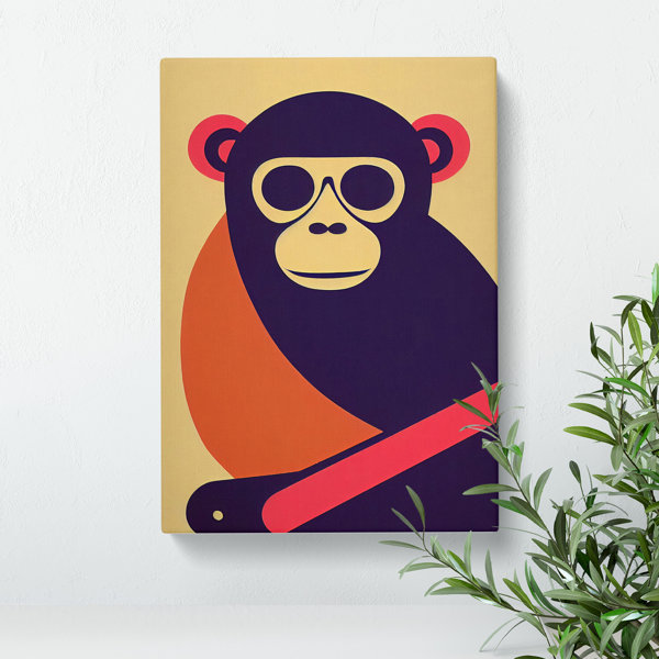 Maturi Abstract Monkey Art No.5 | Wayfair.co.uk