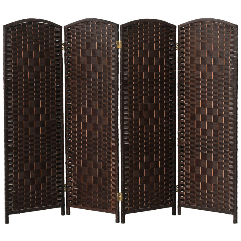 Red Barrel Studio® Short Diamond Weave Folding Screen & Reviews | Wayfair