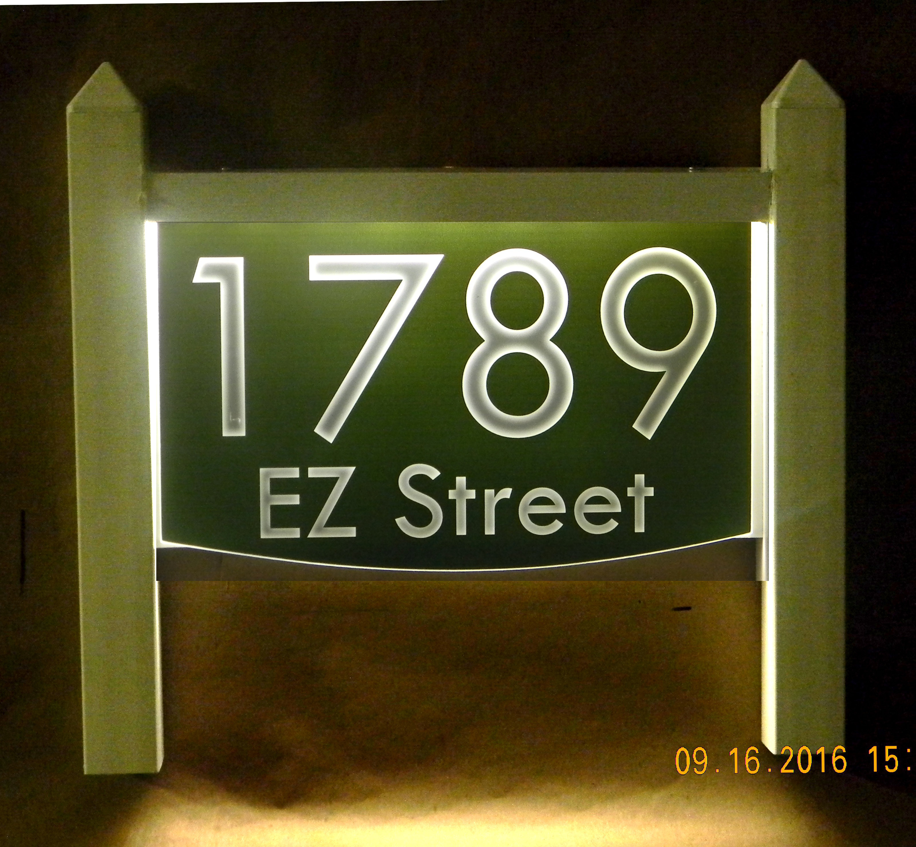 EZStreetSigns 2-Line Lawn Address Sign & Reviews | Wayfair