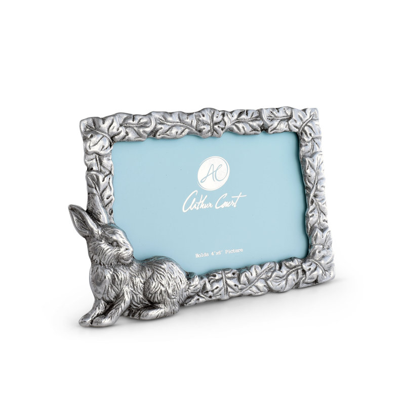 Arthur Court Bunny Metal Picture Frame | Wayfair
