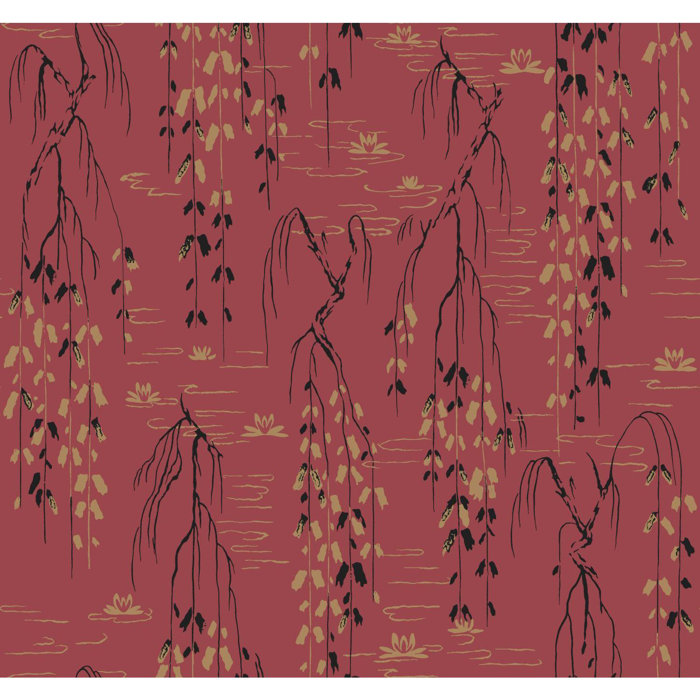 York Wallcoverings Willow Floral Wallpaper | Wayfair