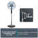 Rowenta Turbo Silence Extreme Stand Fan With 5 Speeds, Oscillating ...
