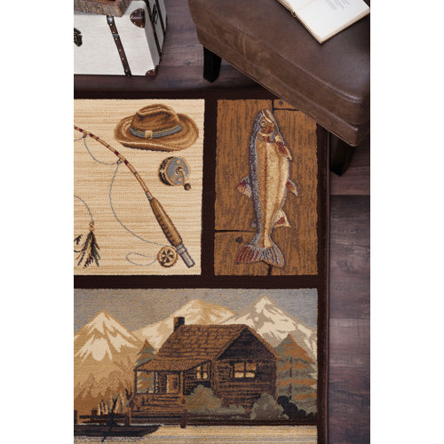 Threadbind Performance Brown Rug & Reviews | Wayfair