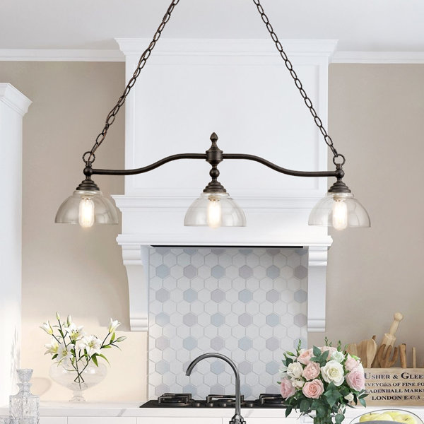 Breakwater Bay Coalton 3 - Light Iron Kitchen Island Pendant | Wayfair
