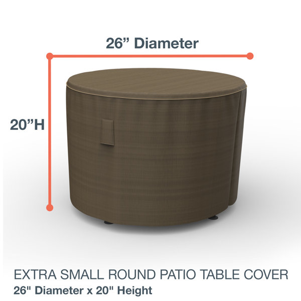 Arlmont & Co. Hillside Outdoor Round Patio Table Cover & Reviews | Wayfair