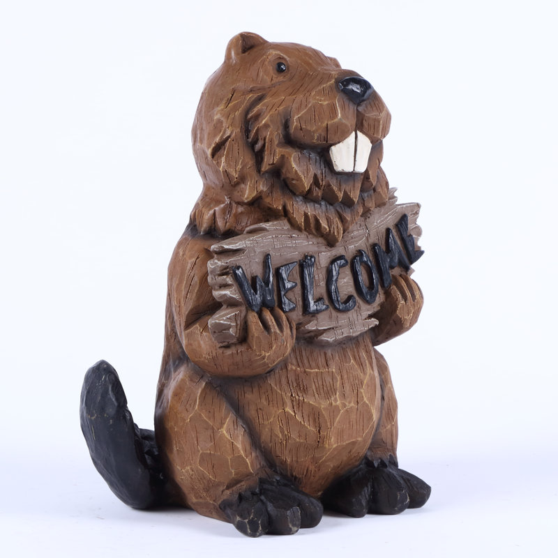 Hi-Line Gift Ltd. Beaver Statue & Reviews | Wayfair