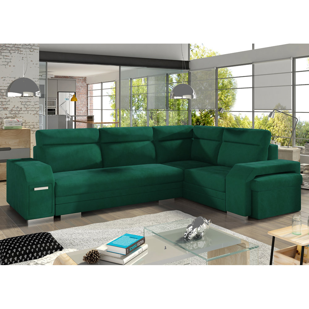 Ivy Bronx Homole Sleeper Corner Sofa Bed | Wayfair.co.uk
