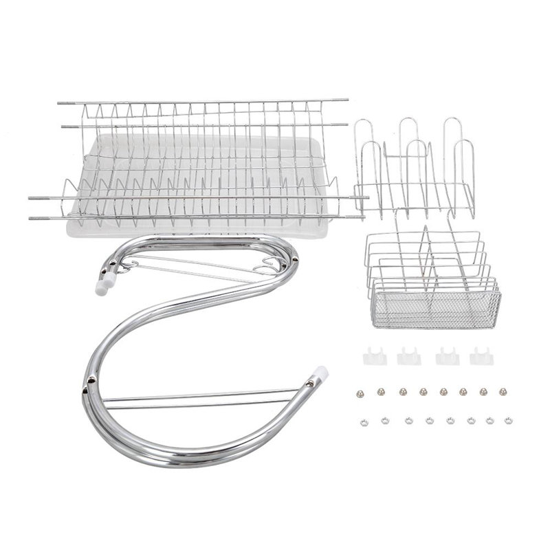 Winado 2 Tier Drying Stainless Steel Disk Rack & Reviews | Wayfair