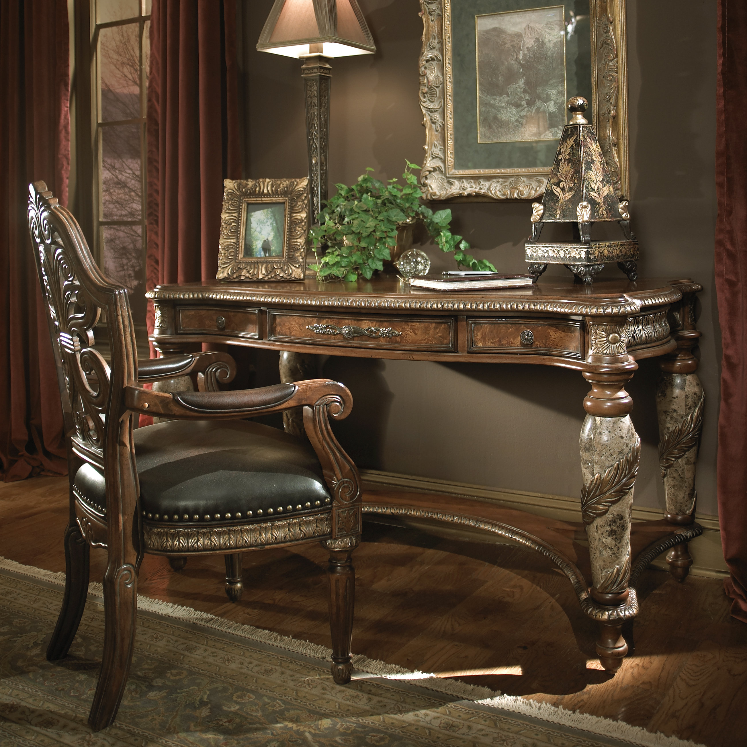 Michael Amini Villa Valencia Desk - Wayfair Canada