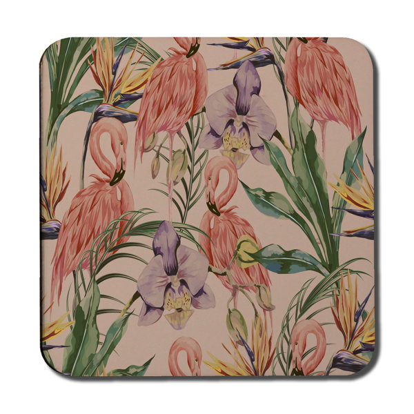 Flamingo Coasters | Wayfair.co.uk