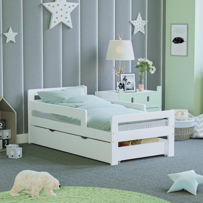 Harriet Bee Katti Small Single (2'6) Kids Bed with Storage & Reviews ...