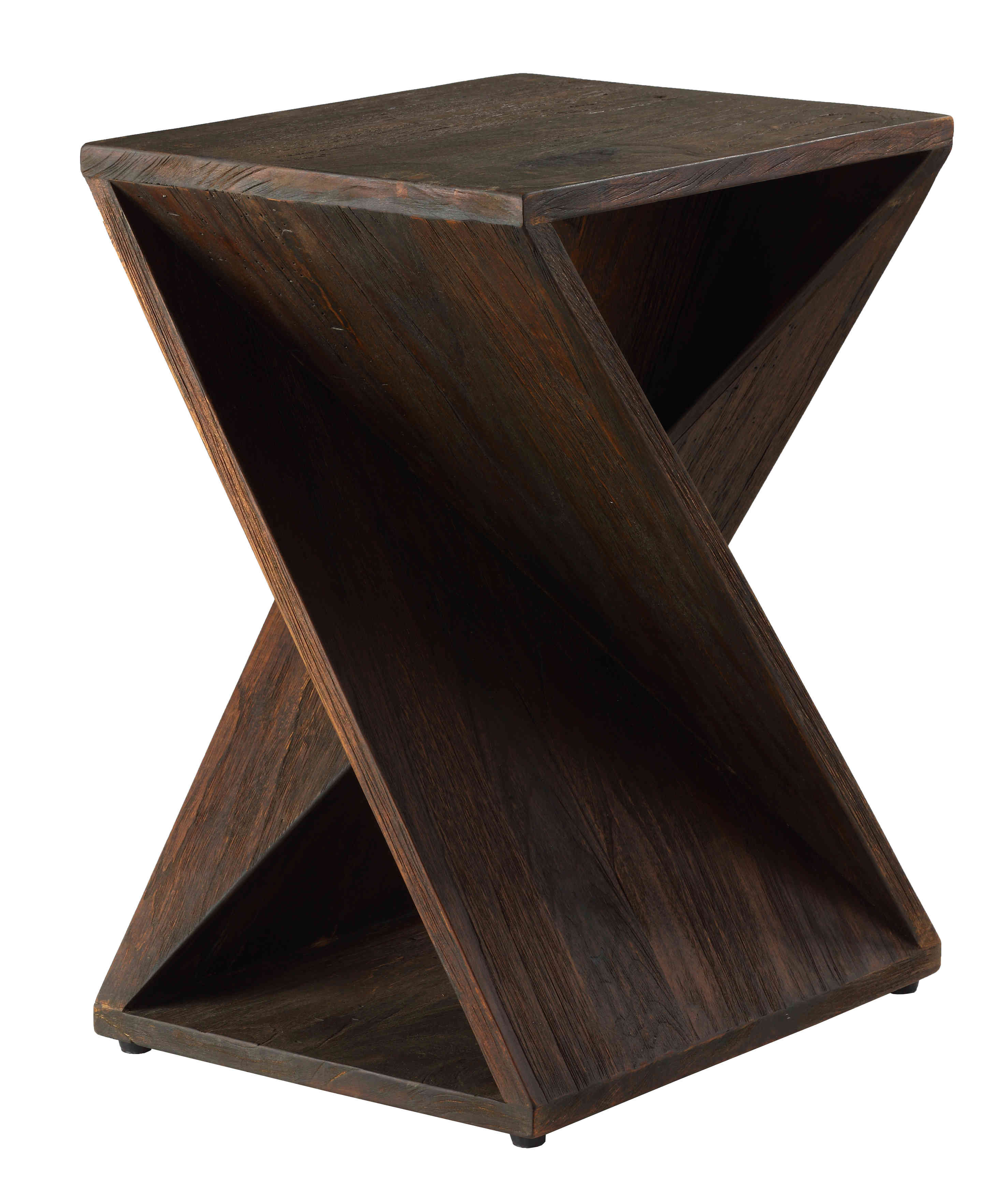Union Rustic Delrosario Solid Wood Abstract End Table - Wayfair Canada
