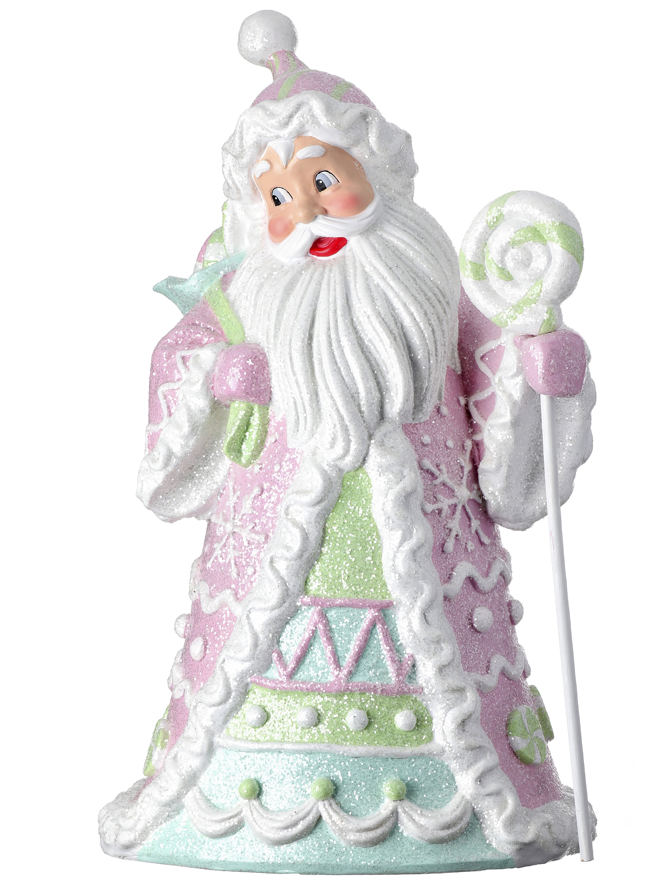 Regency International Candylicious Santa with Lollipop Figurine | Wayfair
